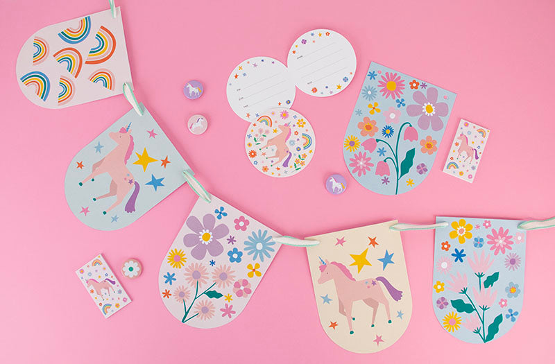 GUIRLANDE LICORNE & FLEUR