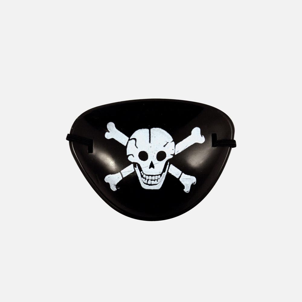 Cache oeil de pirate en plastique pour enfant